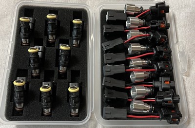 BOSCH 225LB 2500CC INJECTORS LQ4 LQ9 4.8 5.3 6.0 DELPHI E85 Compatible ...