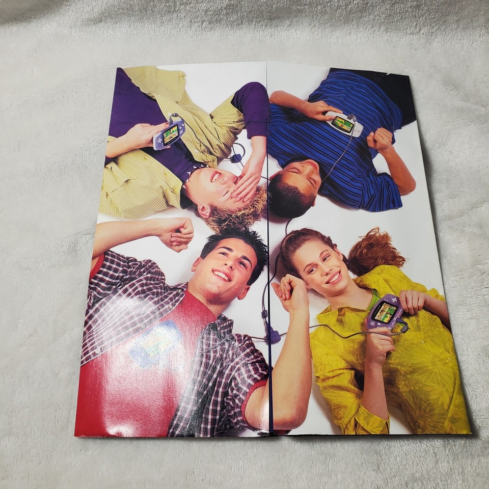 Nintendo Official Gameboy Advance To GameCube Link Cable Ad Brochure ...