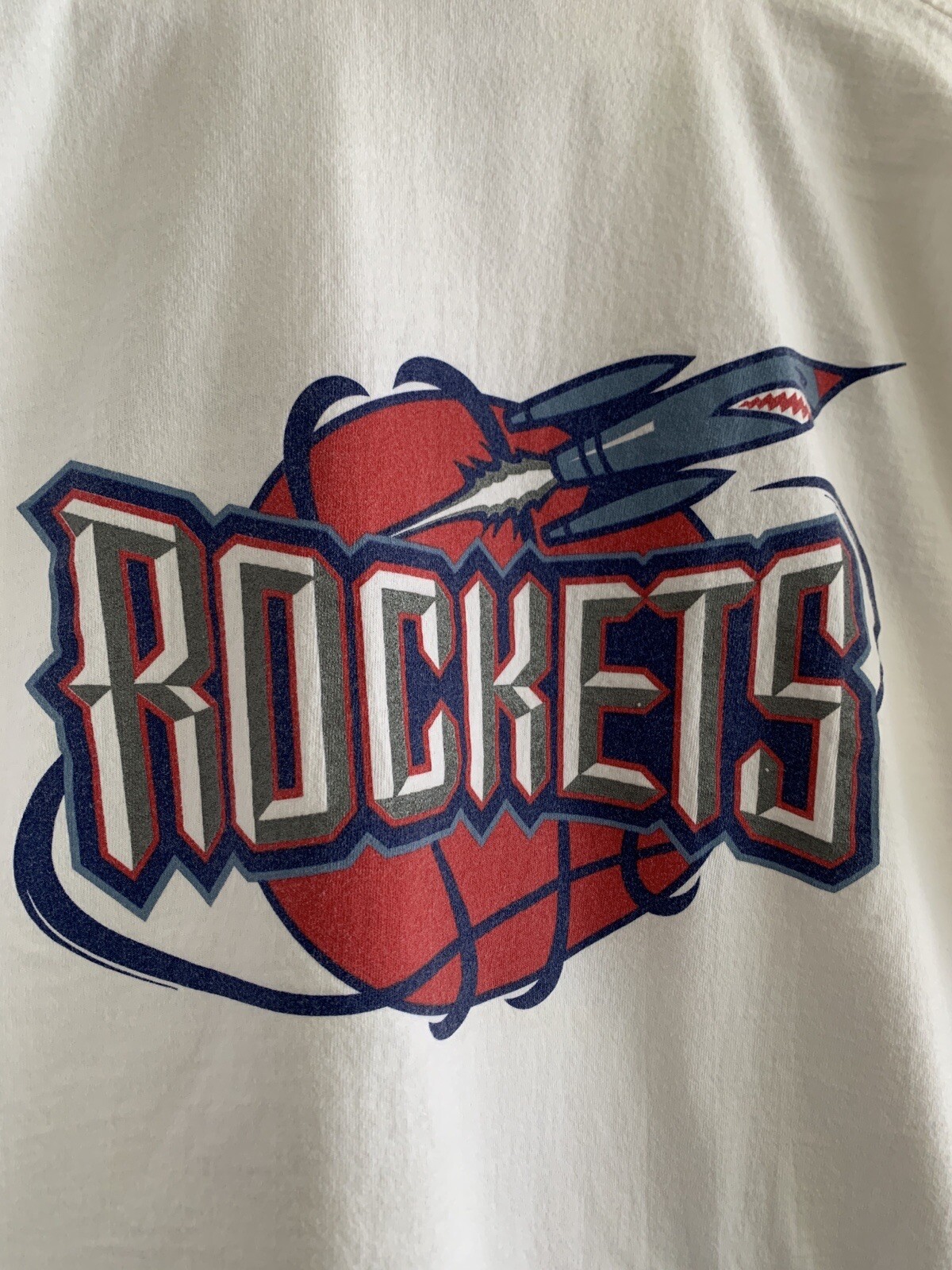 Vintage Houston Rockets Front & Back Print Pizza Hut … - Gem