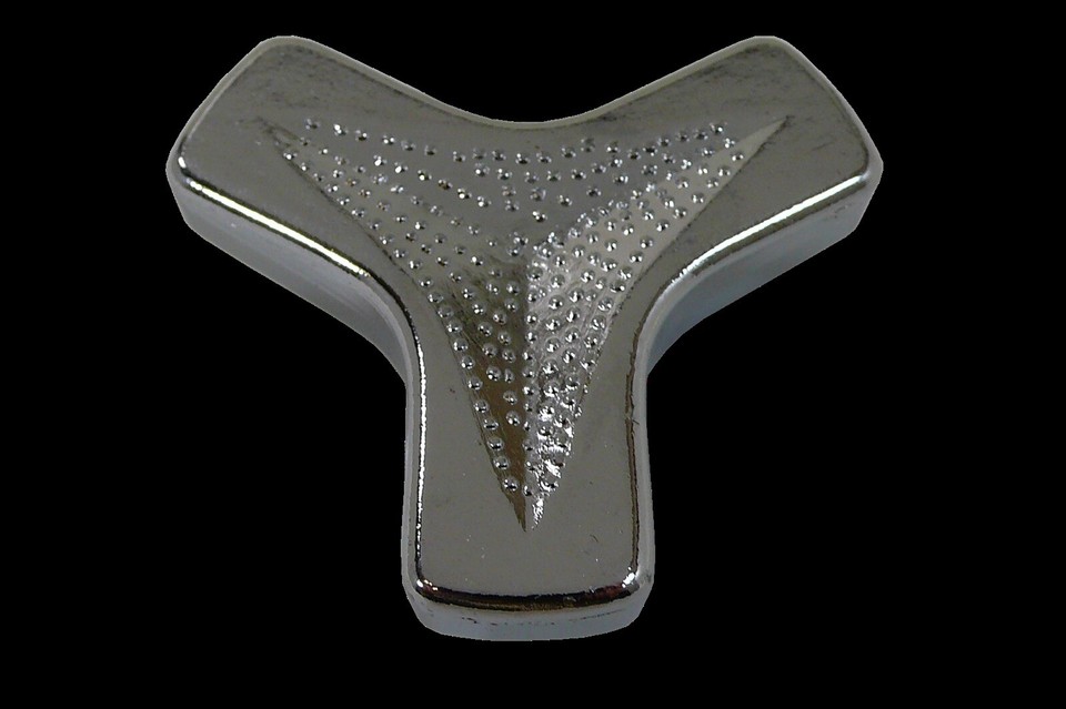 Chrome Tri Bar Air Cleaner Wing Nut 1/4"-20 Thread Chevy Ford Mopar ...