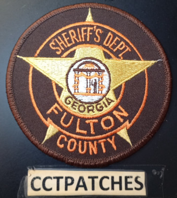 FULTON COUNTY, GEORGIA SHERIFF DEPT SHOULDER PATCH GA | eBay