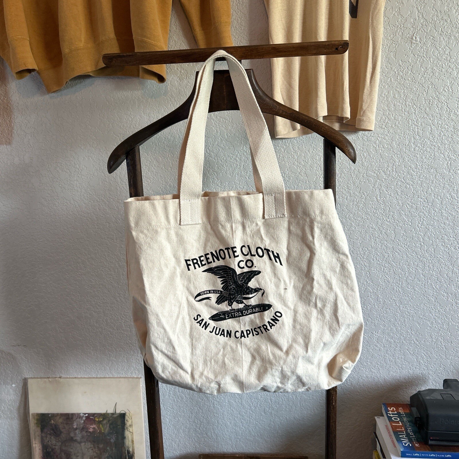 Modern Freenote Cloth Tote Eagle Graphic bag - Gem