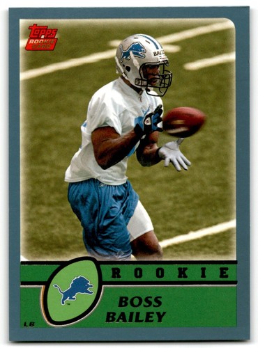 2003 Topps Boss Bailey Rookie Detroit Lions #335 | eBay