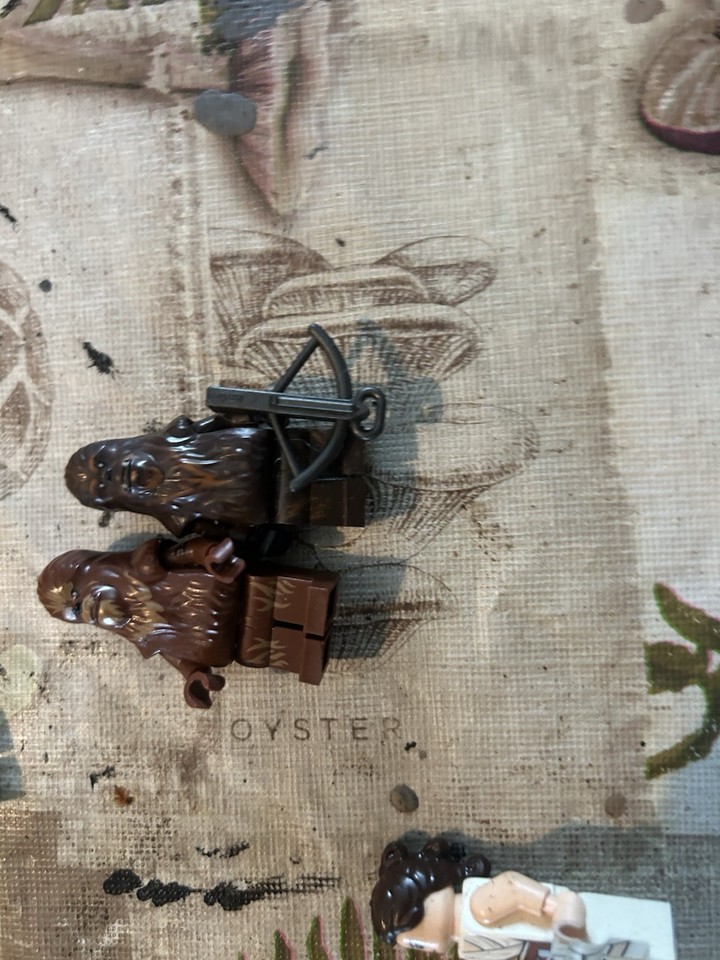 Two Lego Minifigures Star Wars Chewbacca And Wookie Warrior | eBay