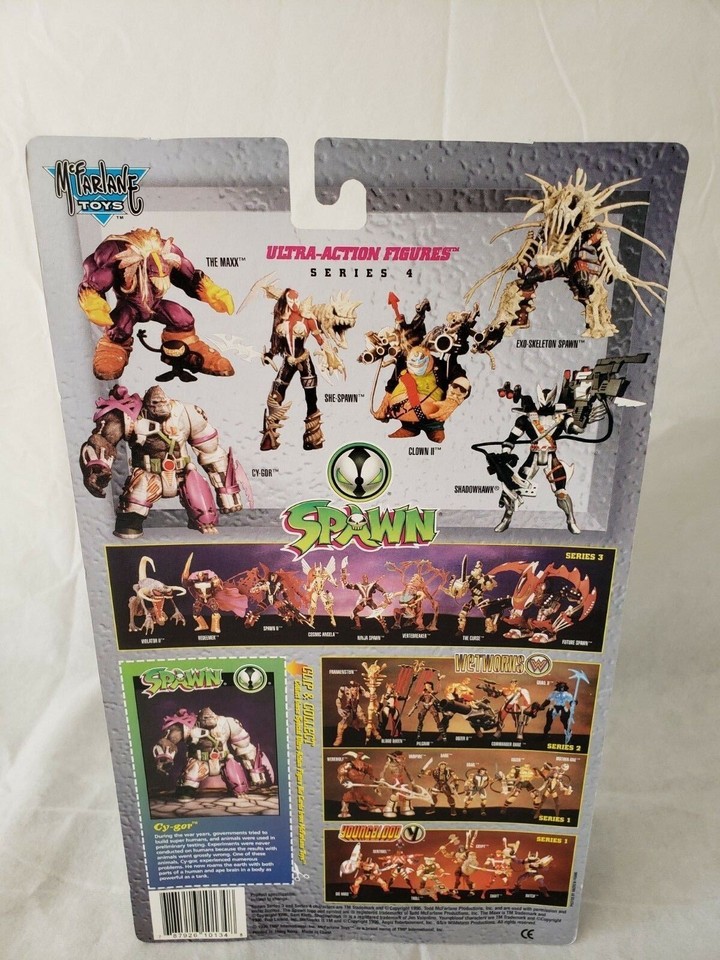 McFarlane Toys "CY-GOR" Spawn Series 4 Action Figure (NIB) Gold Armor ...