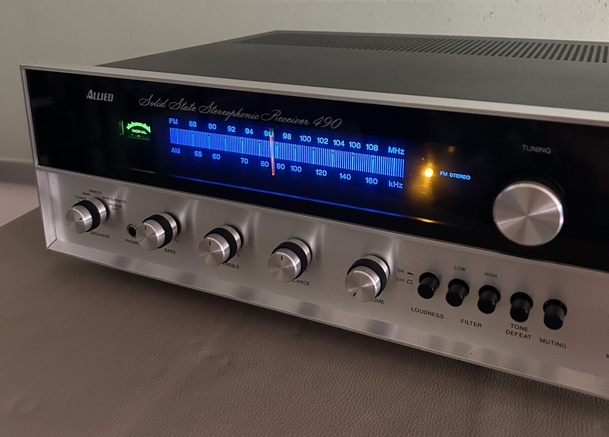 ALLIED 490 STEREO RECEIVER NICE | eBay