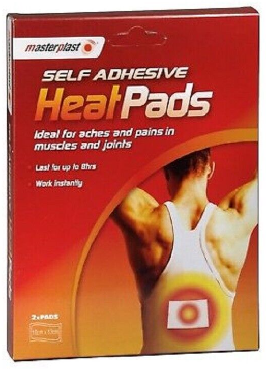 SELF ADHESIVE HEAT PADS MUSCLE BACK JOINT PAIN RELIEF DEEP HEAT PATCHES ...