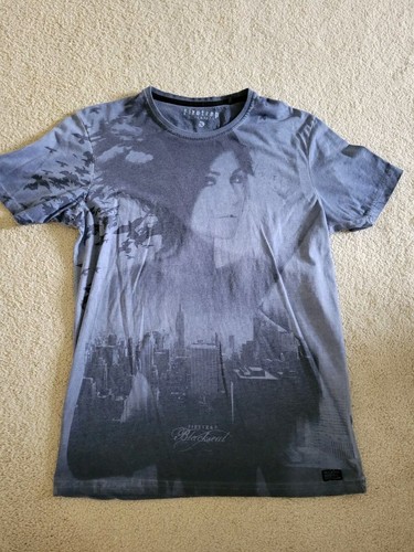 Men's Firetrap Blue/Grey Color With Woman Design T-Shirt Blackseal Size ...