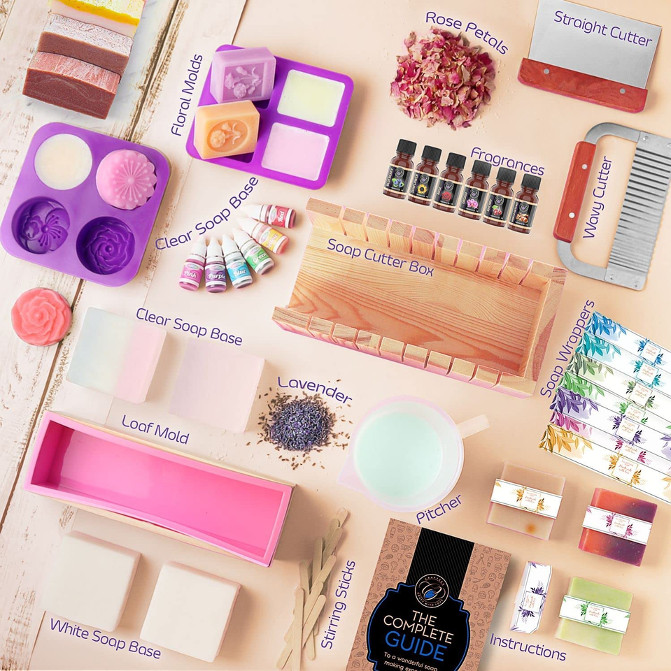 Large Soap Making Kit | Make Your Own Luscious Soap with All Soap ...