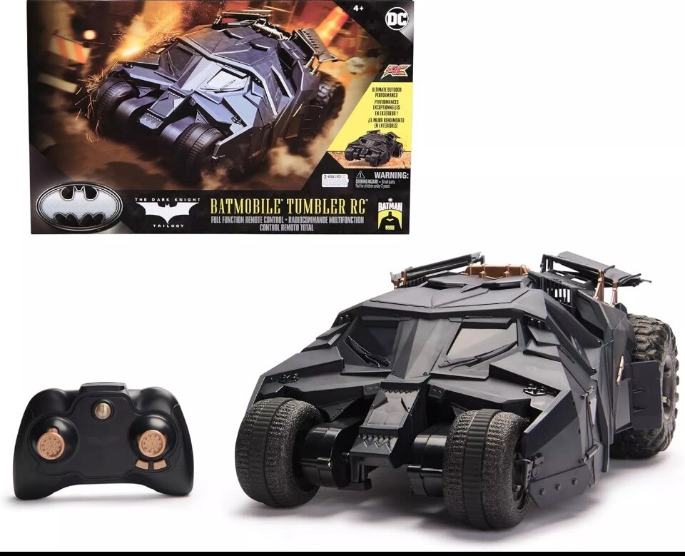 Batman Batmobile Tumbler RC Car Remote Control DC Comics Remote ...
