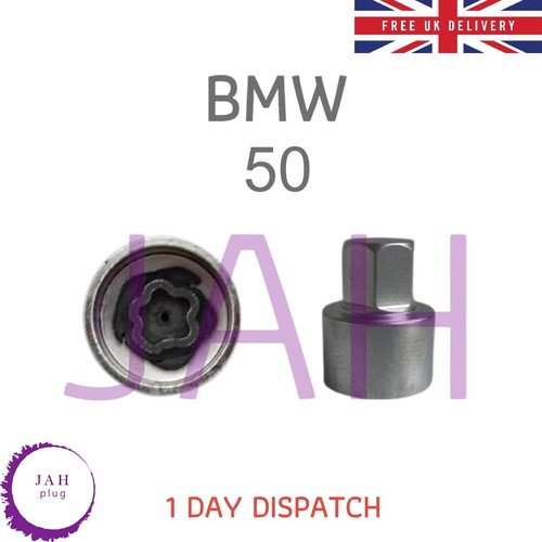 BMW 17mm WHEEL NUT LOCKING SECURITY BOLT MASTER KEY NUMBER 50 SOCKET ...