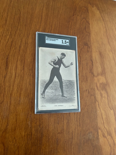 SUPER RARE 1920 Jack Dempsey BOXING BEAGLE'S CARD SGC 1.5 | eBay