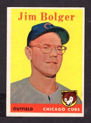1958 TOPPS JIM BOLGER CARD NO:201 NEAR MINT CONDITION | eBay