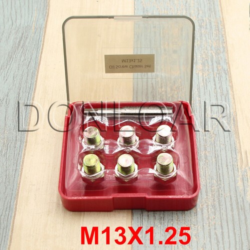 M13 x 1.25MM Oil Drain Plug Tap Thread Repair Kit Oil Pan Screws ...