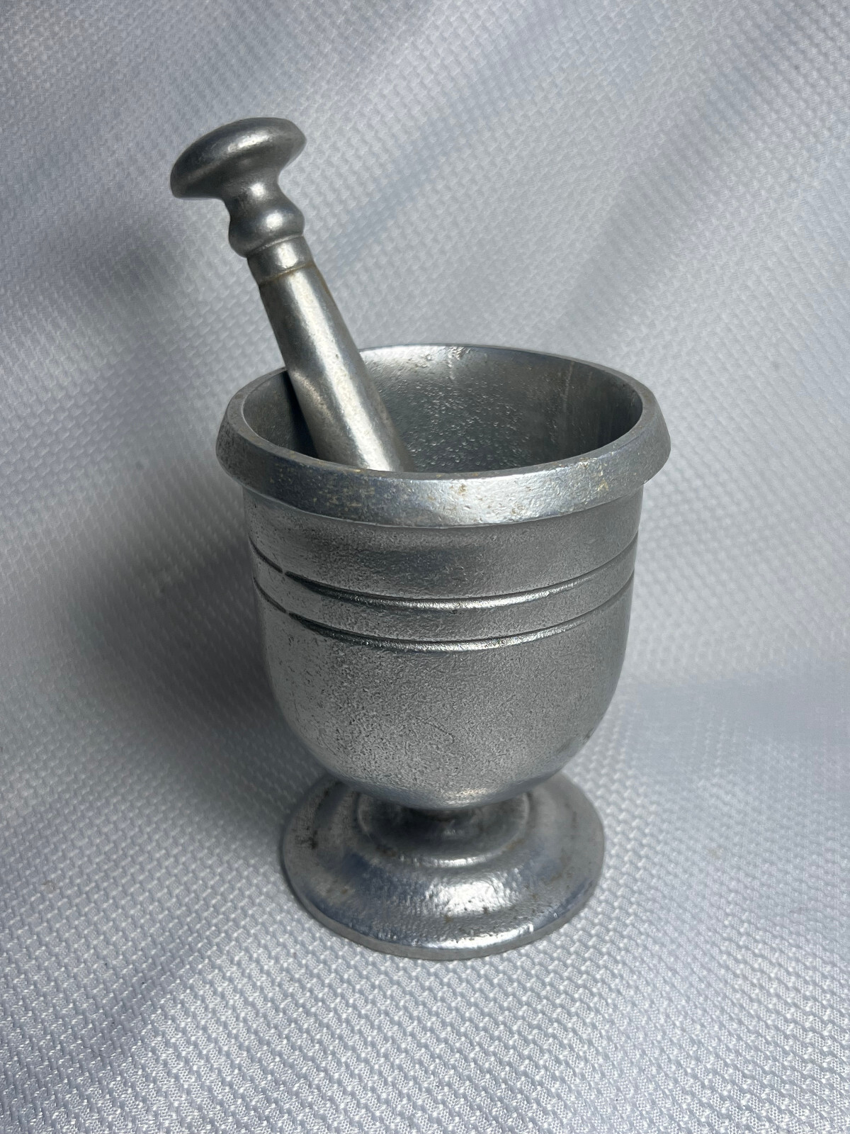 Cast Aluminum Mortar & Pestle Apothecary Pharmacy Grinder Cocktail Herb ...
