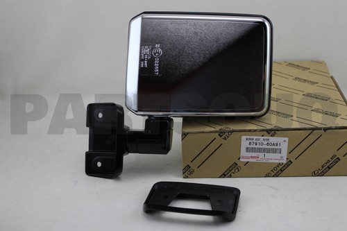 8791060A91 Genuine Toyota MIRROR ASSY, OUTER REAR VIEW, RH 87910-60A91 ...