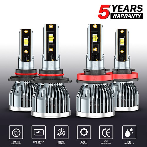 For Toyota 4Runner Sienna 2011-2020 9005 H11 LED Headlight Hi/Low Beam ...