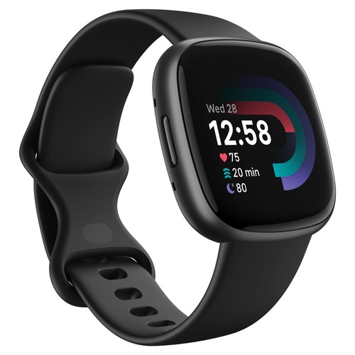 Fitbit Versa 4 Black/Graphite FB523BKBK | eBay