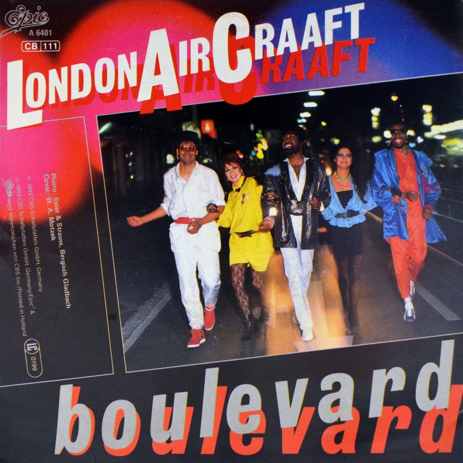 7" LARRY LONDON AIRCRAAFT Boulevard KURT HAUENSTEIN SUPERMAX EPIC 1985 ...