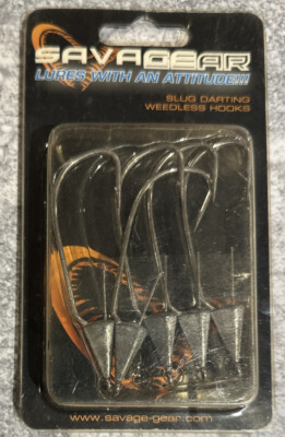 Savage Gear Slug Darting Weedless Hooks 3/0 | eBay