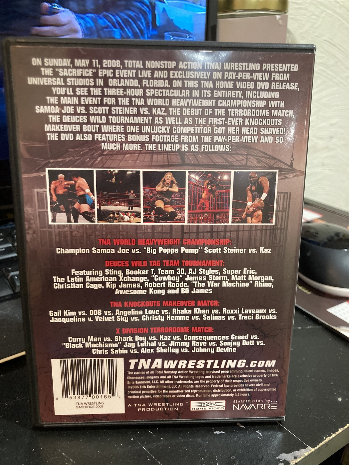 TNA - Sacrifice 2008 (DVD, 2008) for sale online | eBay