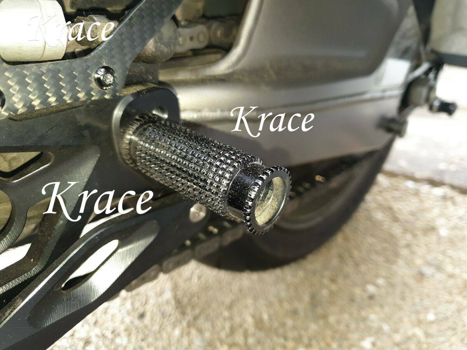 CNC Universal Motorcycle Rear Set Footrests Footpegs Foot Pegs Pedal ...