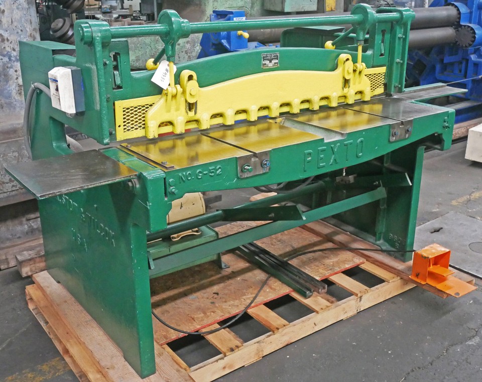 Peck, Stow, and Wilcox (Pexto) 52" x 16 Gauge Power Shear, G52-A | eBay