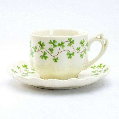 Grace Teaware Shamrock Fine Porcelain Tea Cup and Saucer | eBay