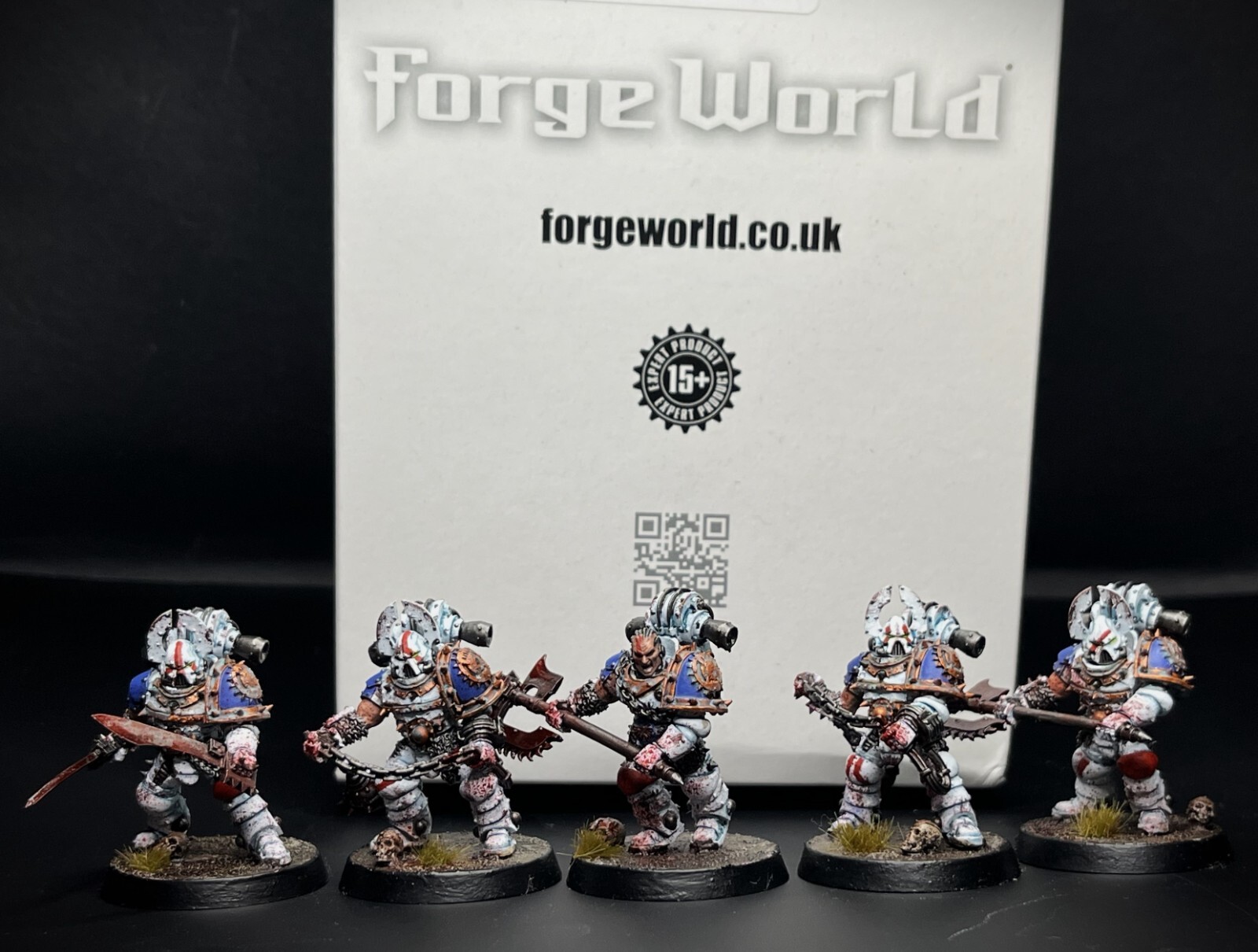 World Eaters Legion Rampager Squad + MKVI Heads painted Warhammer 40k ...