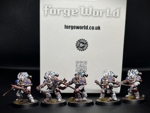World Eaters Legion Rampager Squad + MKVI Heads painted Warhammer 40k ...