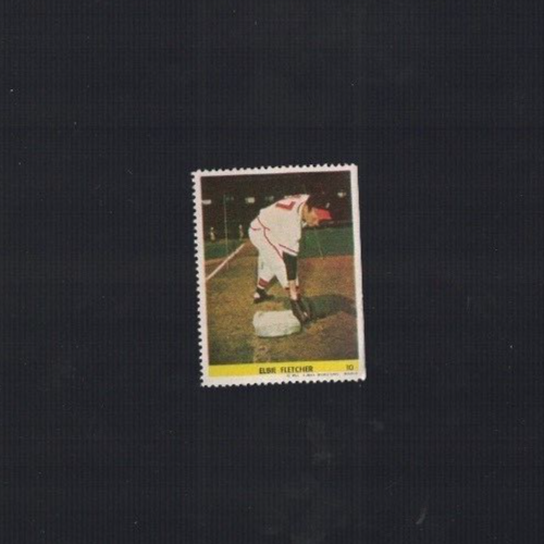 Elbie Fletcher Milwaukee Braves 1949 Eureka Baseball Stamp | eBay