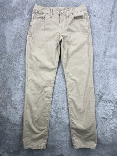 Bonobos Jeans Mens 28x30 Beige Straight Tailored Fit 5 Pocket Stretch ...