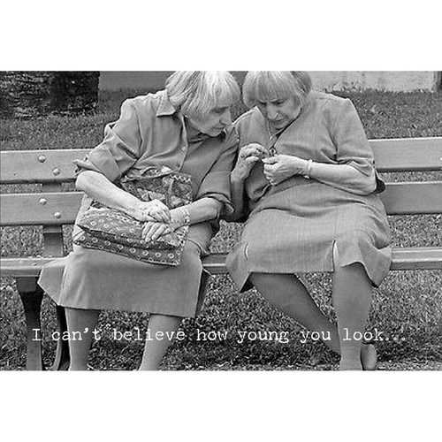 Can't Believe How Young | Greeting Card | Trash Talk by Annie | Vintage ...