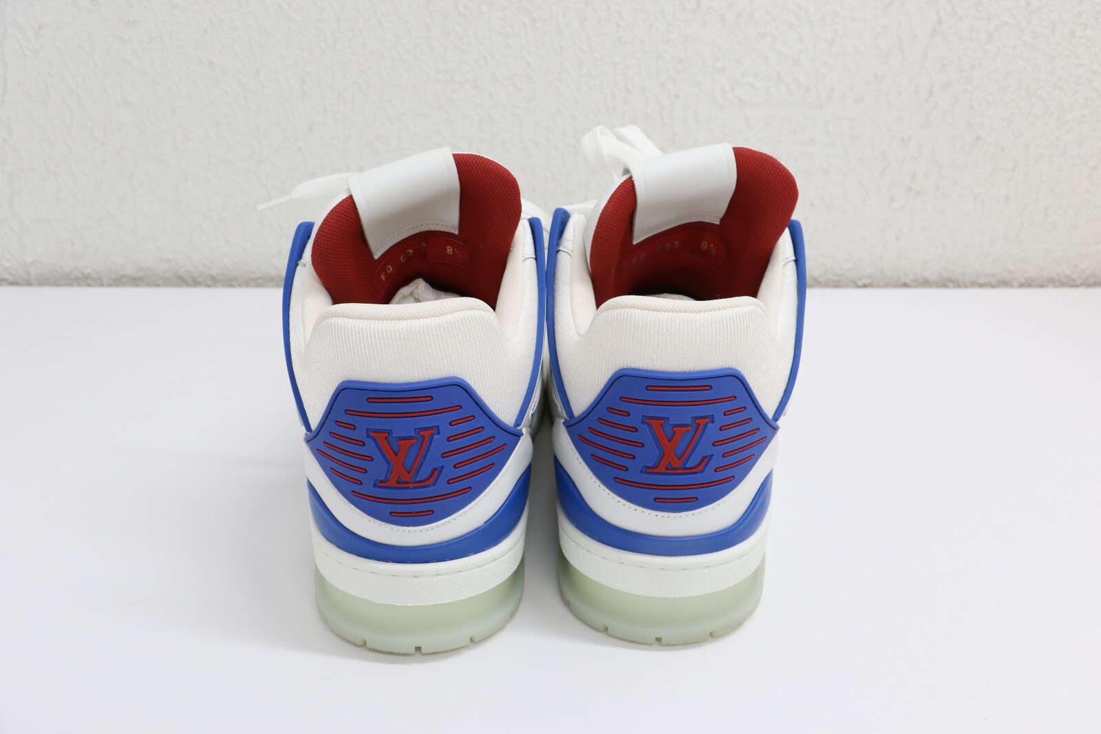 Louis Vuitton LV Trainer Red White Blue Sneakers Men'… - Gem