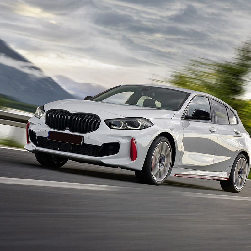 For BMW 1 Series F40 Gloss Black Single Slatted Kidney Grille Grill ...