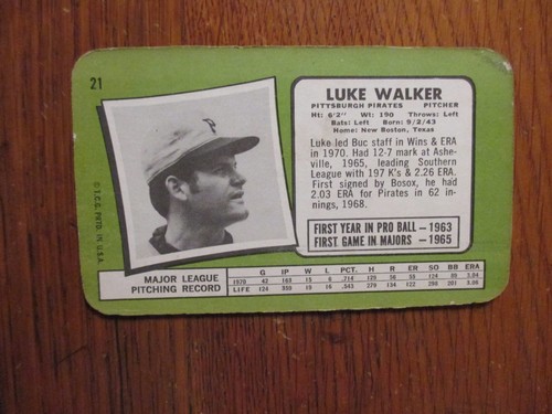 4-1971 Topps Super Cards(RICH ALLEN/LARRY DIERKER/LUKE WALKER/RICO ...