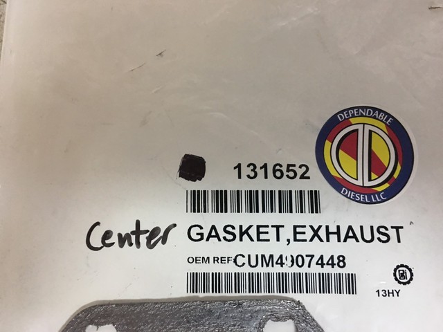 Exhaust Manifold Gasket Kit for a Cummins Isx. Pai BRAND Ref. # 4907448 ...