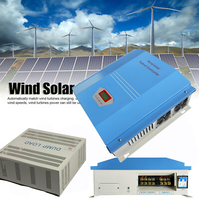 5000W Wind 900W Solar Hybrid PWM Charge Controller 48V 96V 220V Boost ...
