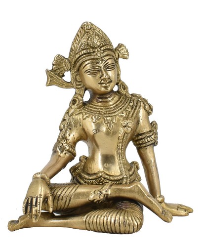 Whitewhale Brass Lord Indra Statue Idol Figurine Indra Murti Home Décor ...