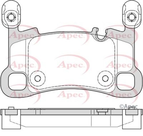 Rear Brake Pads Set Fits Porsche Cayenne 2018- 3.0 9Y0698451H | eBay UK