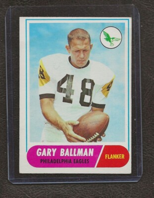 1968 Topps Football #58 Gary Ballman, Philadelphia Eagles, EX-MT! | eBay
