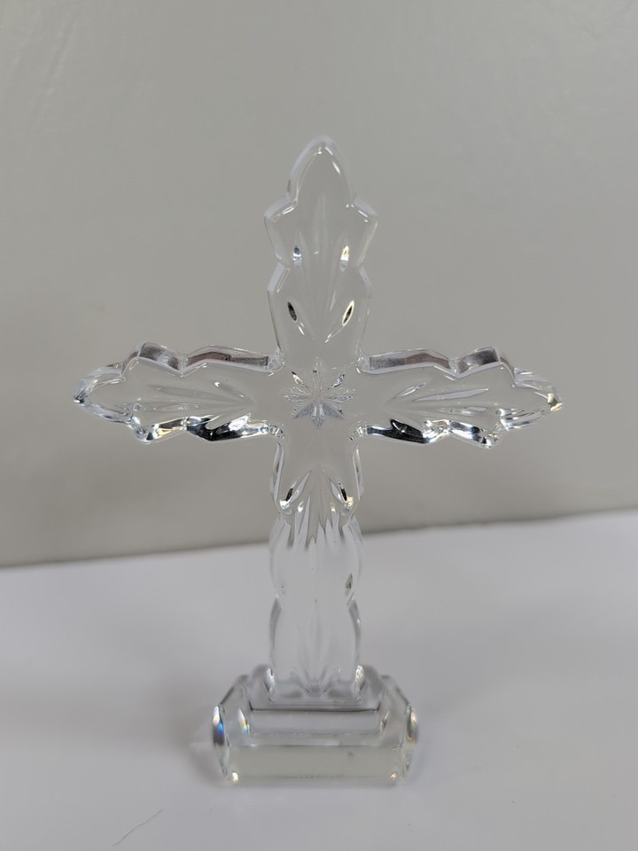 Elegant Crystal Lead Cross Beautifully Crafted | eBay