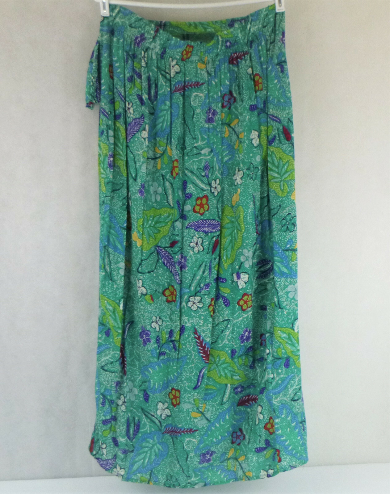 Jacque & KoKo Woman's Plus Set 14/16 Teal Floral Button Shirt and Ankle ...