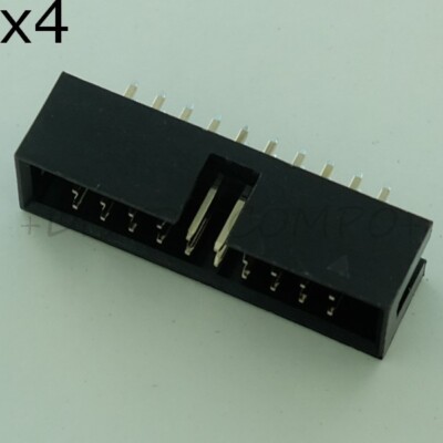 Connecteur HE10 20 points male 2.54mm (lot de 4) | eBay