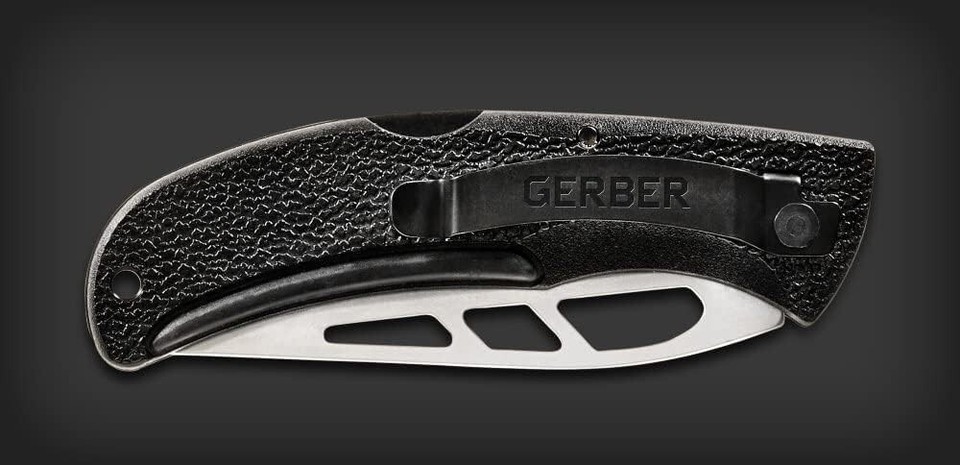 Gerber 06751N EZ-Out SKELETON Serrated Folding Knife - MADE IN USA ...