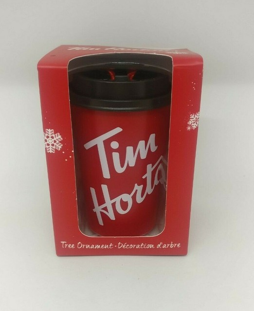 Tim Hortons Coffee Mini Cup Christmas Tree Decoration Red Hanging ...