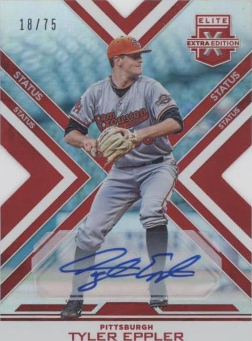 2016 Panini Elite Extra Edition - Tyler Eppler #122 Status Red Die-Cut ...