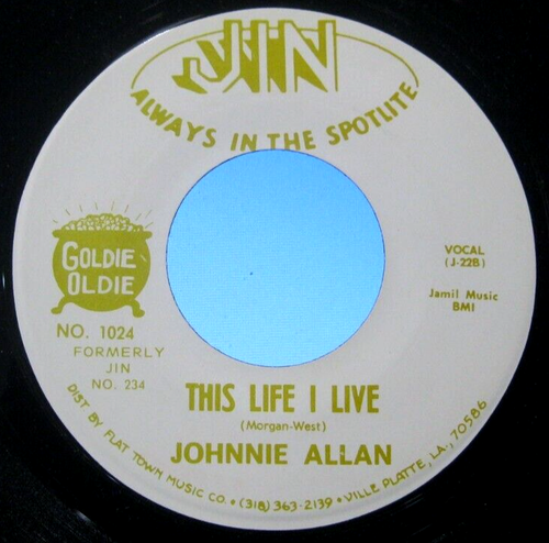 Johnnie Allan-This Life I Live/Please Accept My Love-Rare Swamp Pop 45 ...