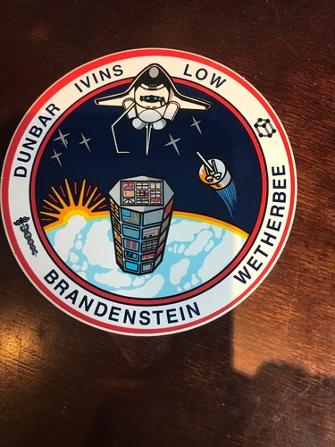 Original !! SHUTLE COLUMBIA STS-32 CREW PATCH DECAL STICKER 3 1/2 ...