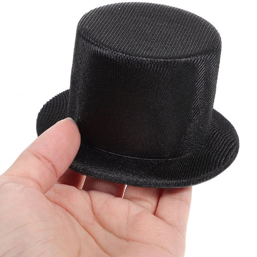 6pcs Miniature Top Hat Mini Doll Hats Mini Snowman Hats Craft ...